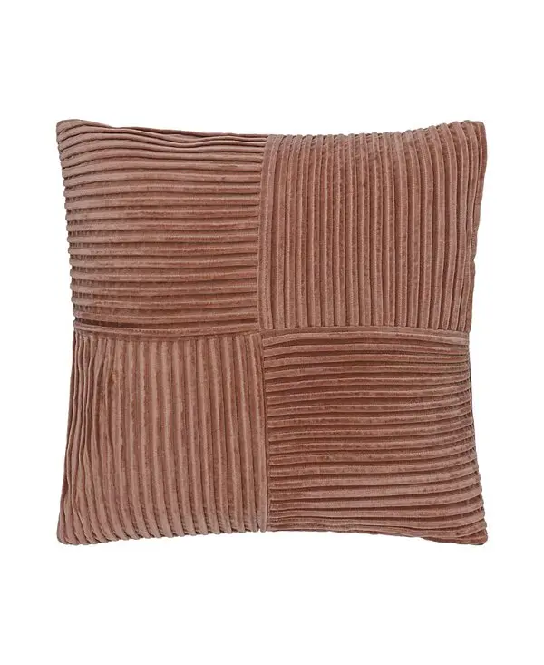 SURYA Conrad Decorative Pillow - Terracotta/dusty Rose