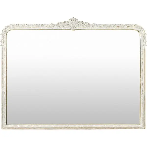 SURYA Aaliyah Mantel Mirror - White