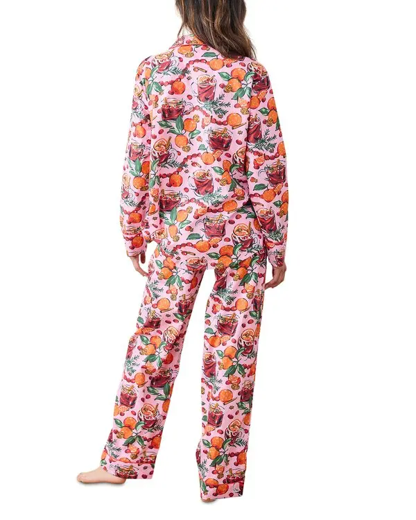 PRINTFRESH Print Fresh Mulled Wine Long Pajama Set