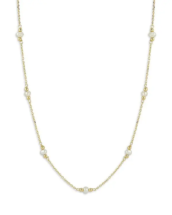 Bloomingdale'S Freshwater Pearl Collar Necklace In 14k Yellow - Gold