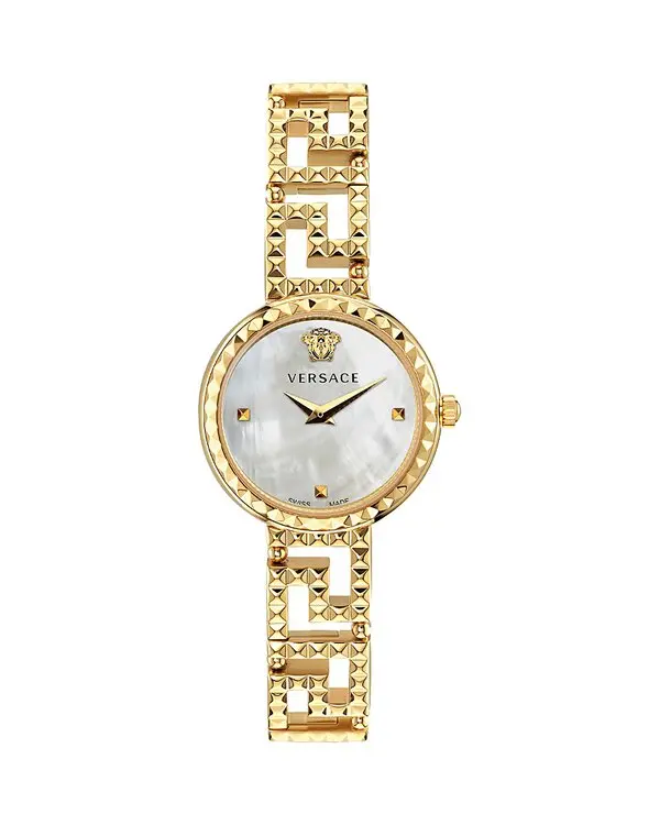 Versace Greca Goddess Bracelet Watch, 28mm - Gold