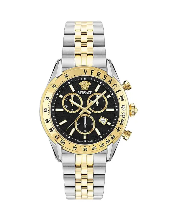 Versace Master Chronograph, 44mm - Black/two Tone