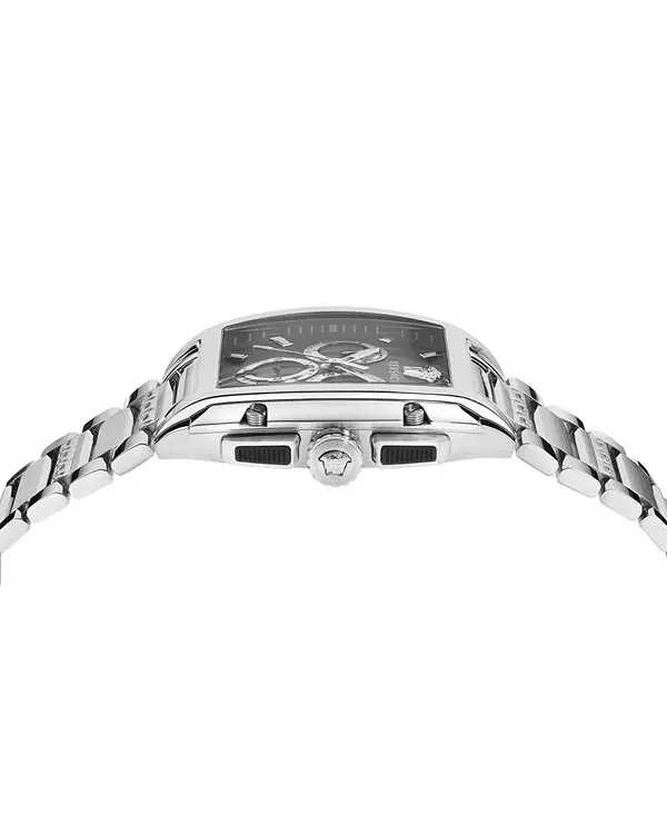 Versace Dominus Chronograph, 42mm X 50mm - Black/silver