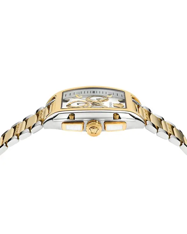 Versace Dominus Chronograph, 42mm X 50mm - Two Tone