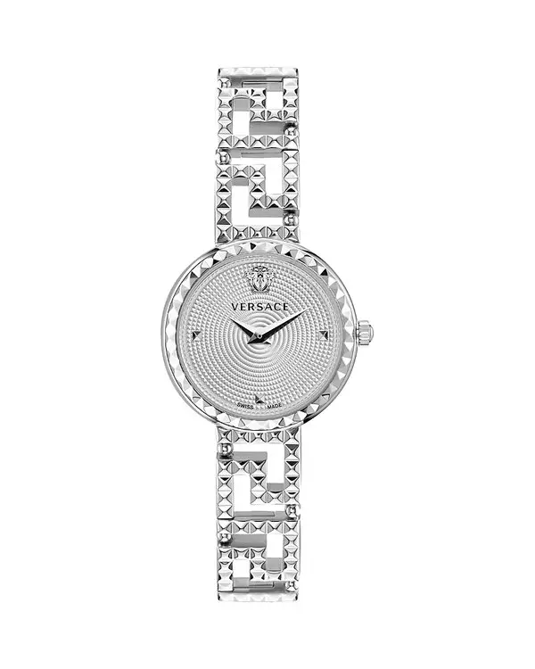 Versace Greca Goddess Watch, 28mm - Silver/silver