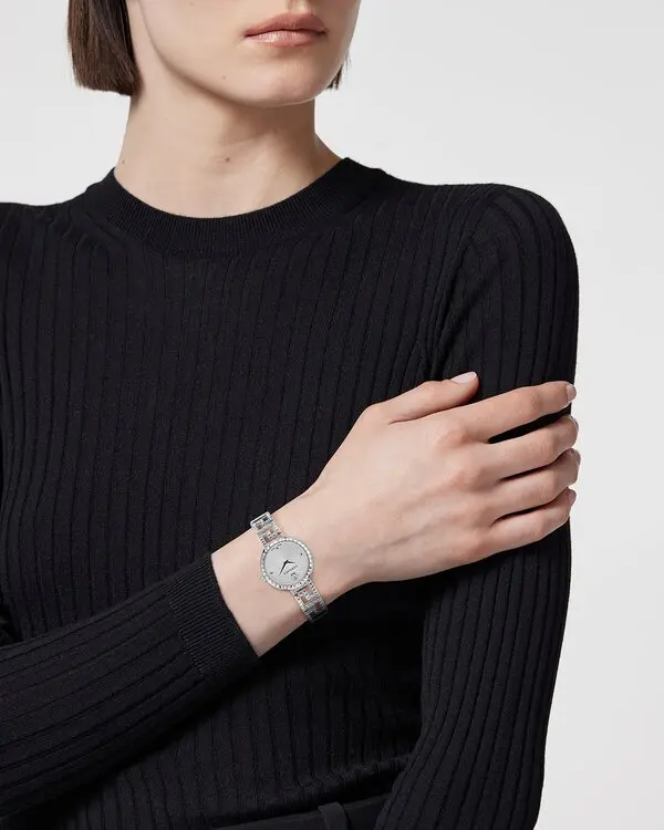 Versace Greca Goddess Watch, 28mm - Silver/silver