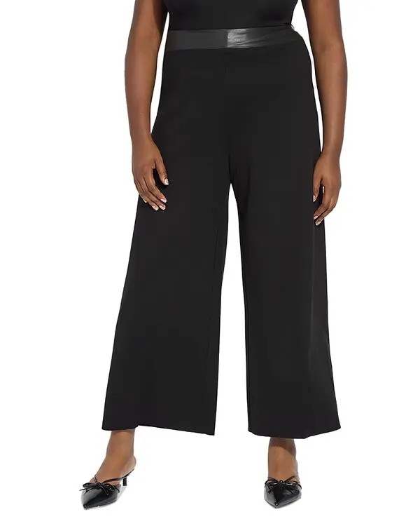 Lyssé Denver High-waist Wide-leg Ponte Pants
