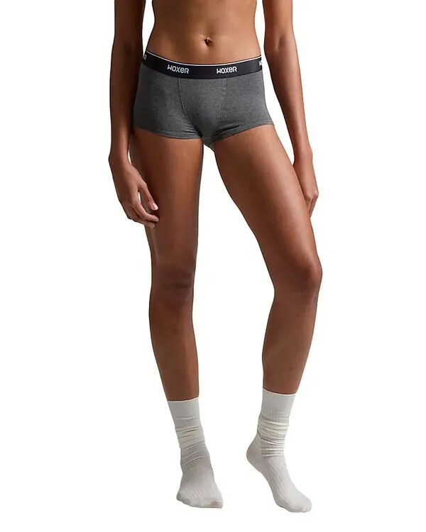 WOXER Bold Ultrasoft Boyshorts - Charcoal Heather