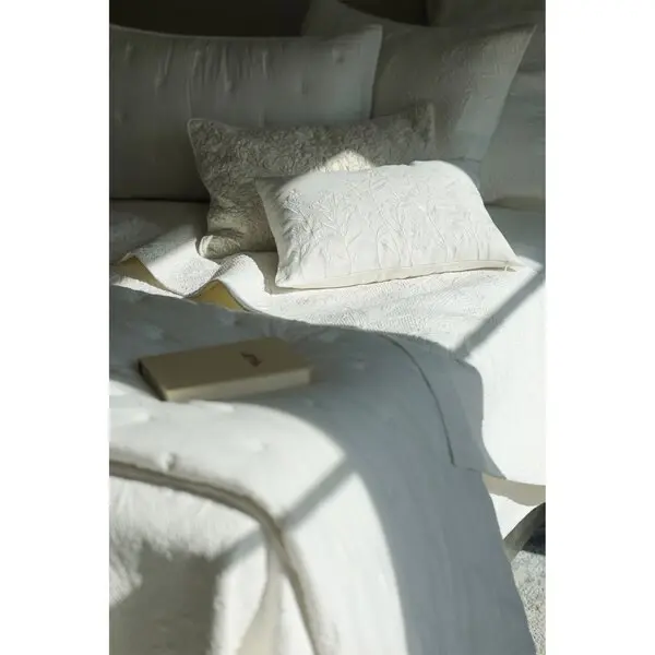 Michael Aram Tufted Quilt Euro Sham - Cloud