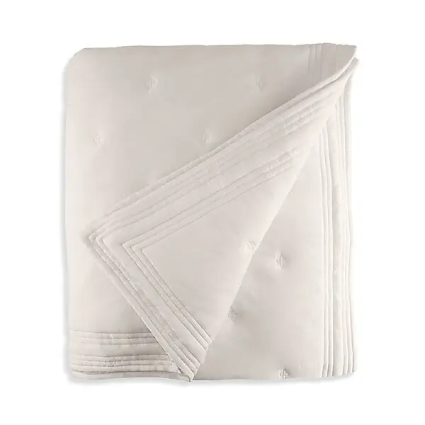 Michael Aram Tufted Quilt Coverlet, King - Stone