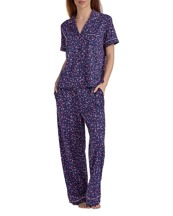 Splendid Short Sleeve Pajama Set - Ditsy Rose