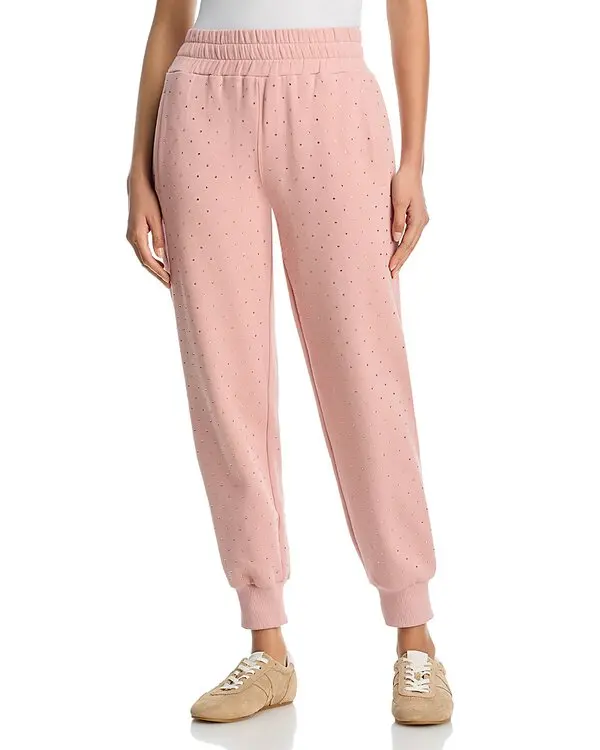 Generation Love Embellished Jogger Pants - Dusty Pink