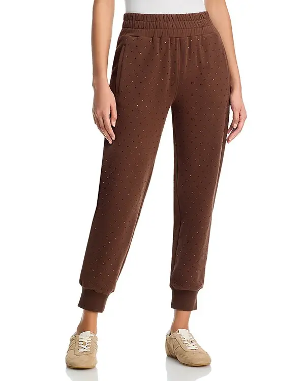Generation Love Embellished Jogger Pants - Hazelnut