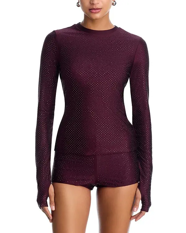 AFRM Kaylee Embellished Top - Vineyard