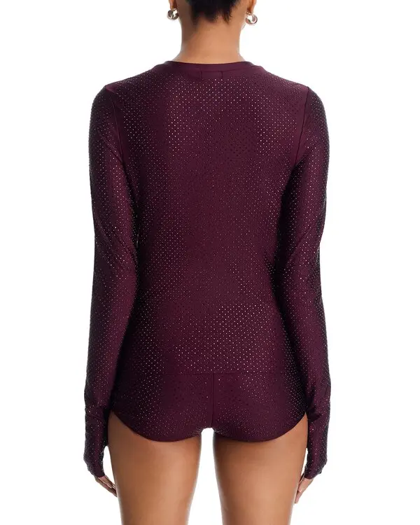 AFRM Kaylee Embellished Top - Vineyard