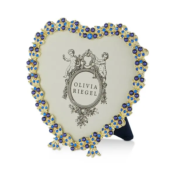 OLIVIA RIEGEL Contessa Heart Frame, 3.5 - Gold