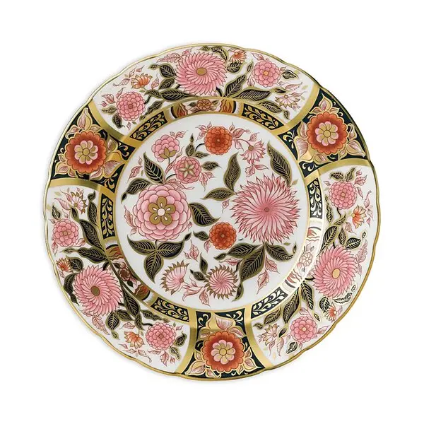 ROYAL CROWN DERBY Pink Bouquet Accent Plate - Multi