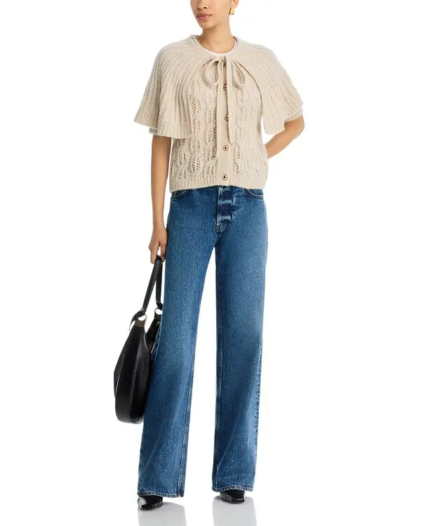 FRAME The Cape Cardigan Sweater - Fawn