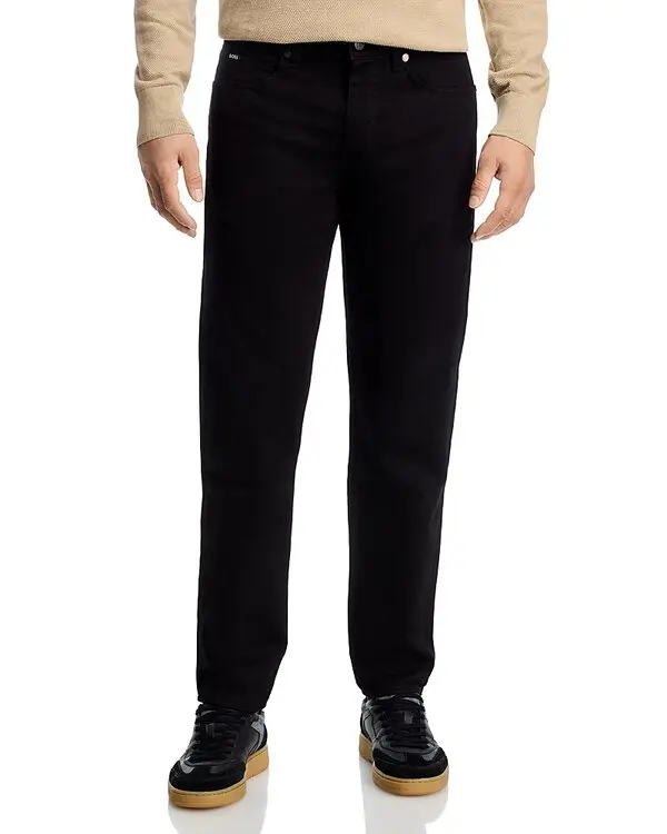 BOSS Maine Regular Fit Jeans - Black