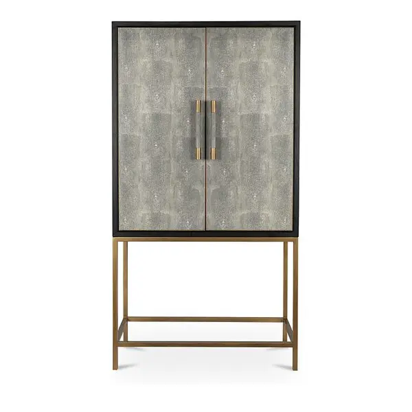 MOE'S HOME COLLECTION Mako Bar Cabinet - Grey
