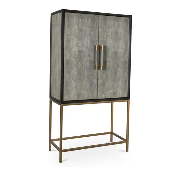 MOE'S HOME COLLECTION Mako Bar Cabinet - Grey