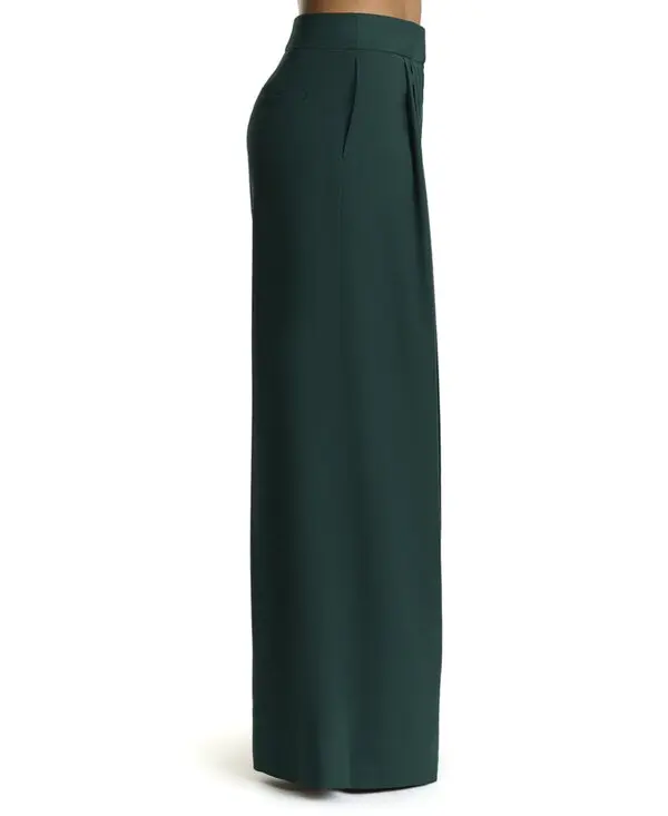 Naked Wardrobe Suiting Pleated Wide-leg Pant - Deep Teal
