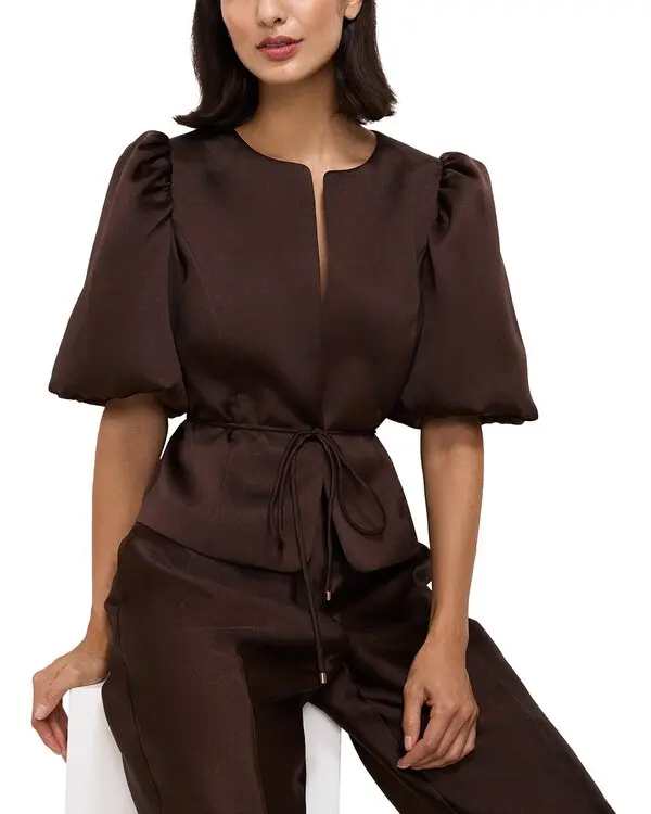 PHASE EIGHT Ivy Satin Puff Sleeve Jacket