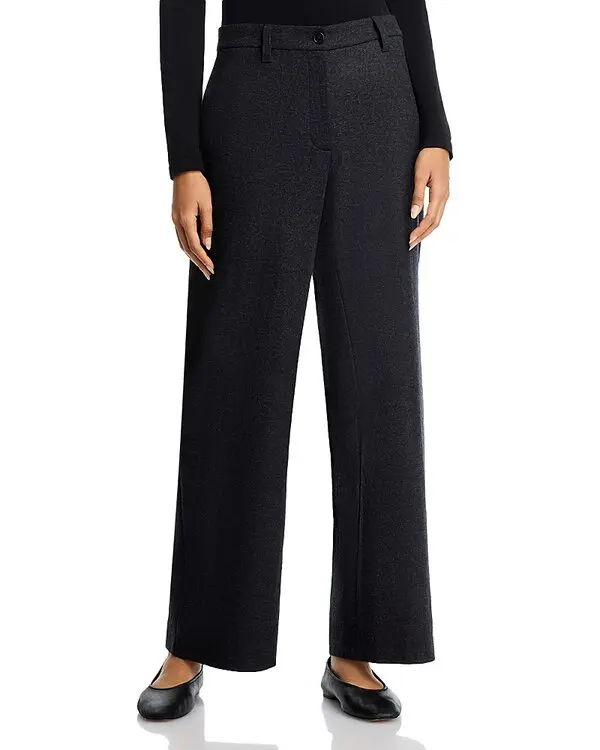 Eileen Fisher Wool Wide-leg Pants