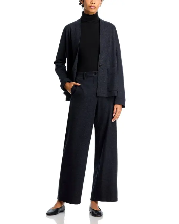 Eileen Fisher Wool Wide-leg Pants