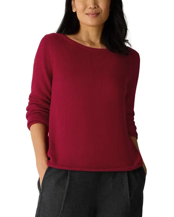 Eileen Fisher Bateau Neck Sweater