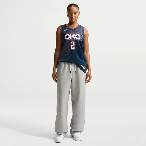 Nike Shai Gilgeous-alexander Oklahoma City Thunder City Edition Nba Swingman Jersey - Blue