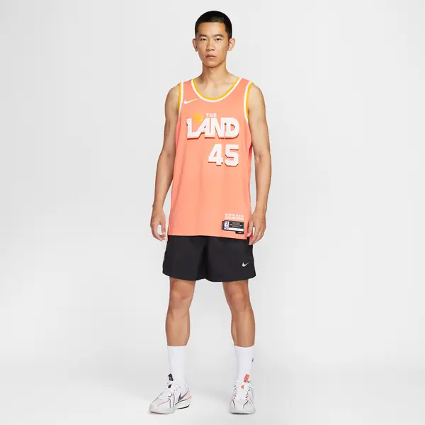Nike Donovan Mitchell Cleveland Cavaliers City Edition Nba Swingman Jersey - Orange