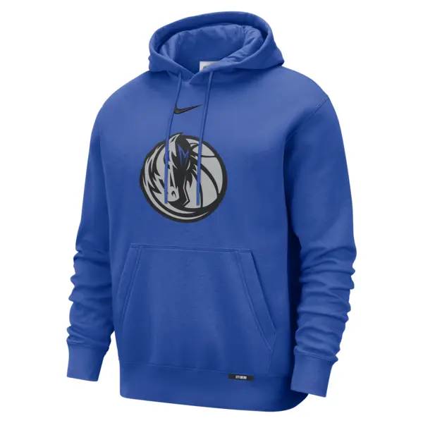 Nike Dallas Mavericks City Edition Club Hoodie - Blue