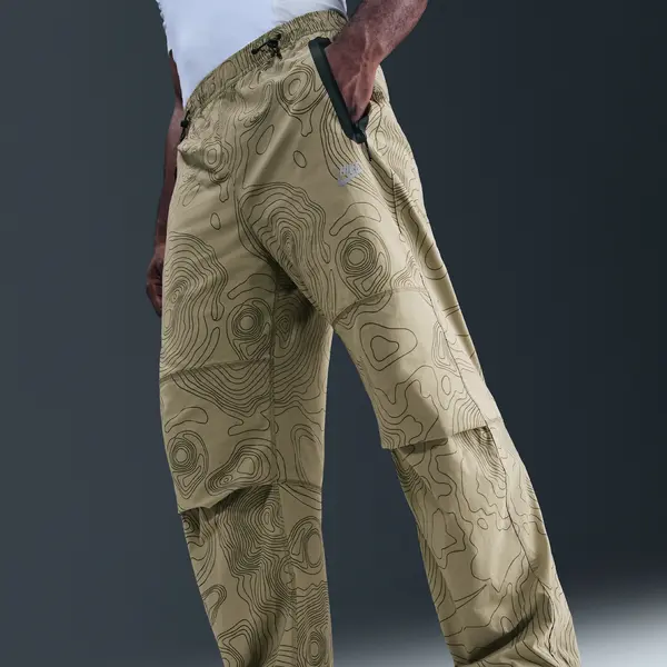 Nike Tech Open-hem Woven Pants - Brown