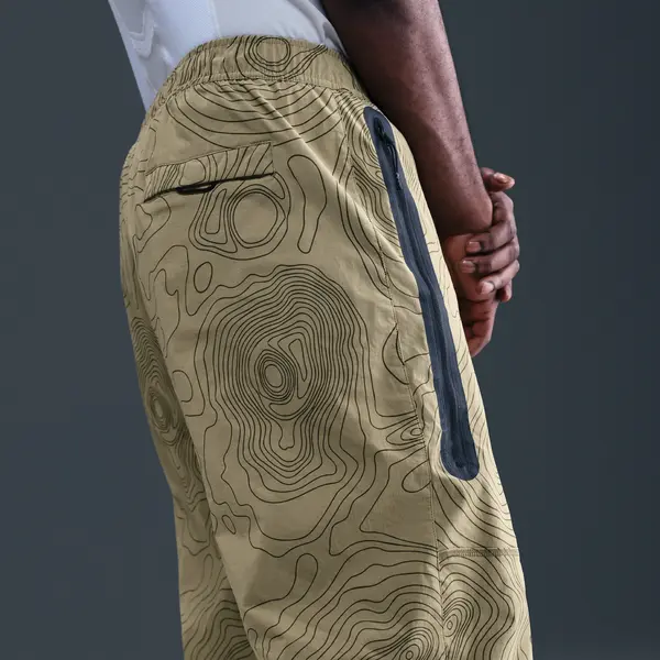 Nike Tech Open-hem Woven Pants - Brown