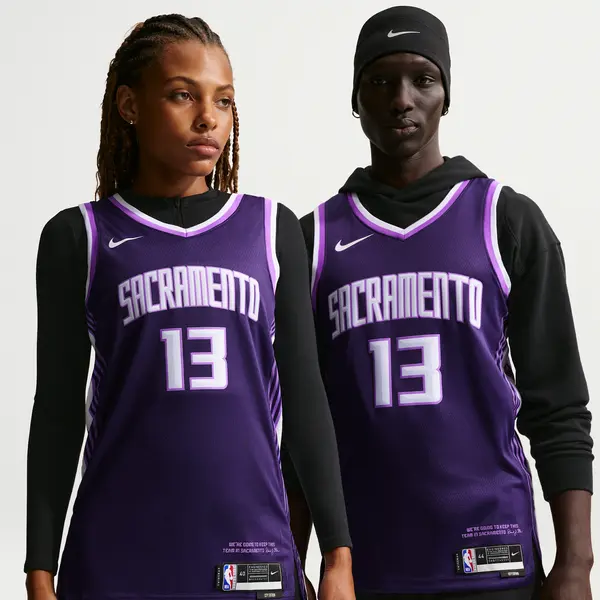 Nike Keegan Murray Sacramento Kings City Edition Nba Swingman Jersey - Purple