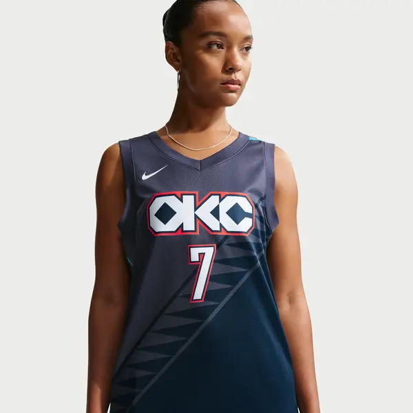 Nike Oklahoma City Thunder City Edition Nba Swingman Jersey - Blue |  Editorialist