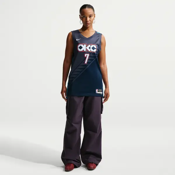 Chet Holmgren Oklahoma City Thunder City Edition Men's Nike NBA Swingman Jersey