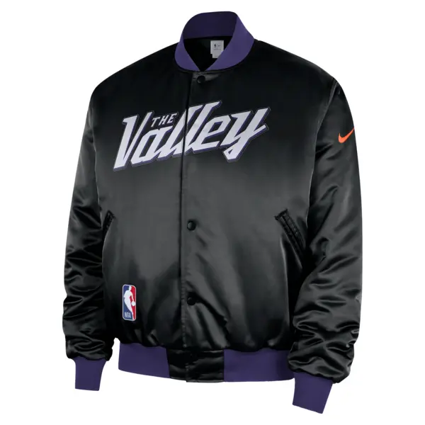 Nike Phoenix Suns City Edition Nba Premium Jacket - Black