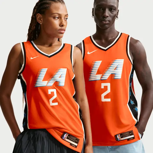 Nike Kawhi Leonard Los Angeles Clippers City Edition Nba Swingman Jersey - Orange