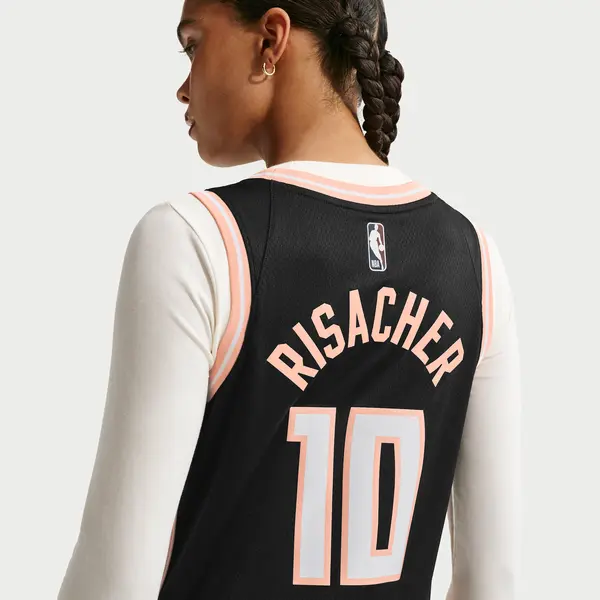 Nike Zaccharie Risacher Atlanta Hawks City Edition Nba Swingman Jersey