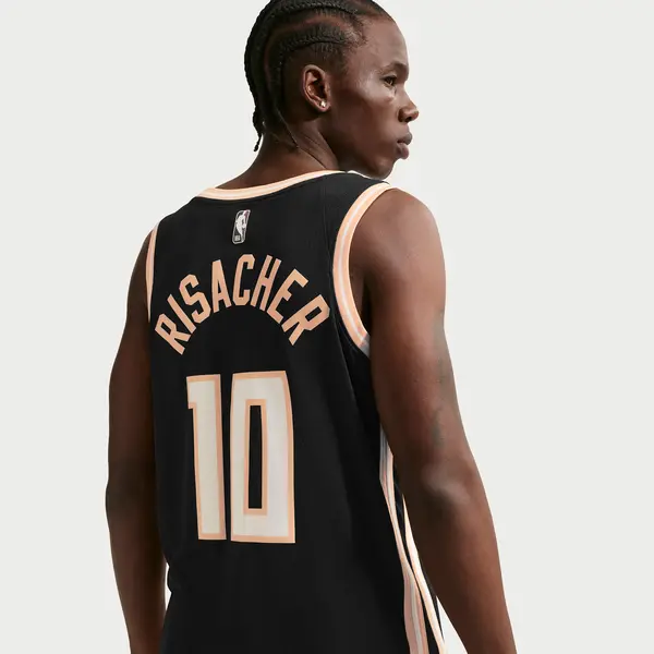 Nike Zaccharie Risacher Atlanta Hawks City Edition Nba Swingman Jersey