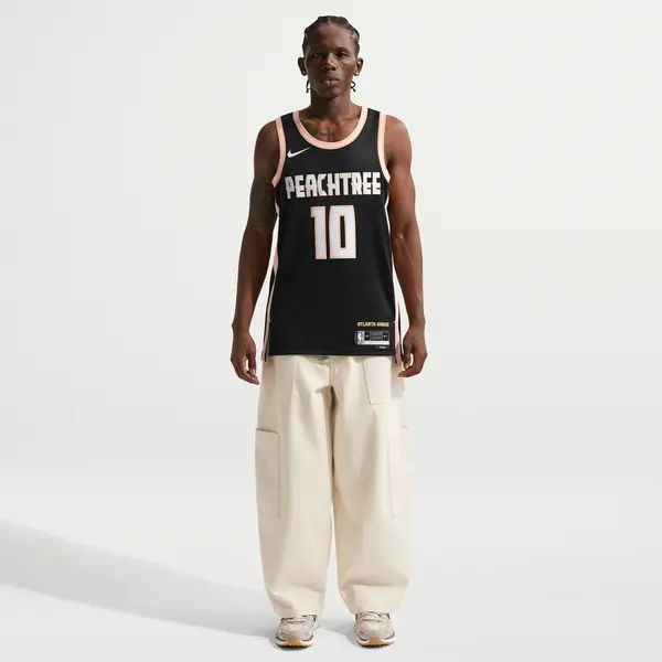 Nike Zaccharie Risacher Atlanta Hawks City Edition Nba Swingman Jersey