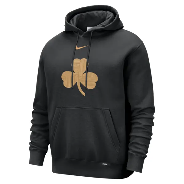Nike Boston Celtics City Edition Club Hoodie - Black