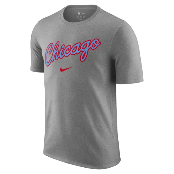 Nike Chicago Bulls Essential City Edition Nba T-shirt - Grey