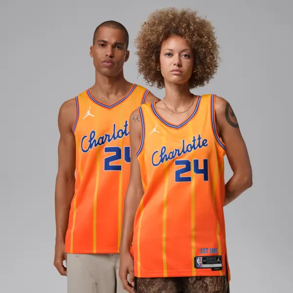 Nike Brandon Miller Charlotte Hornets City Edition Nba Swingman Jersey - Orange