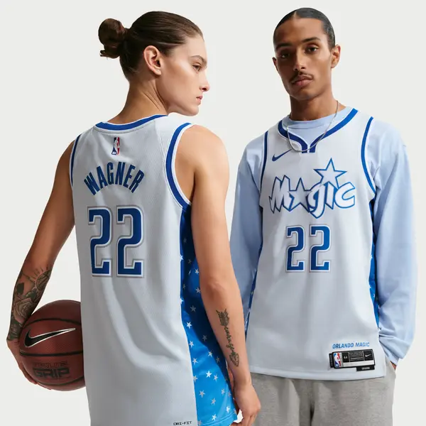 Nike Franz Wagner Orlando Magic City Edition Nba Swingman Jersey - Grey