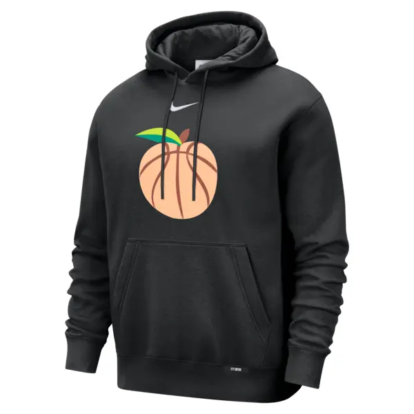 Nike Atlanta Hawks City Edition Club Hoodie - Black