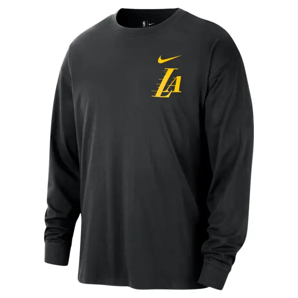 Nike La Lakers Essential City Edition Nba Long-sleeve T-shirt - Black