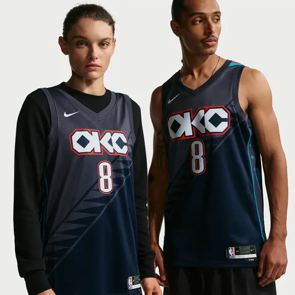 Nike Jalen Williams Oklahoma City Thunder City Edition Nba Swingman Jersey - Blue